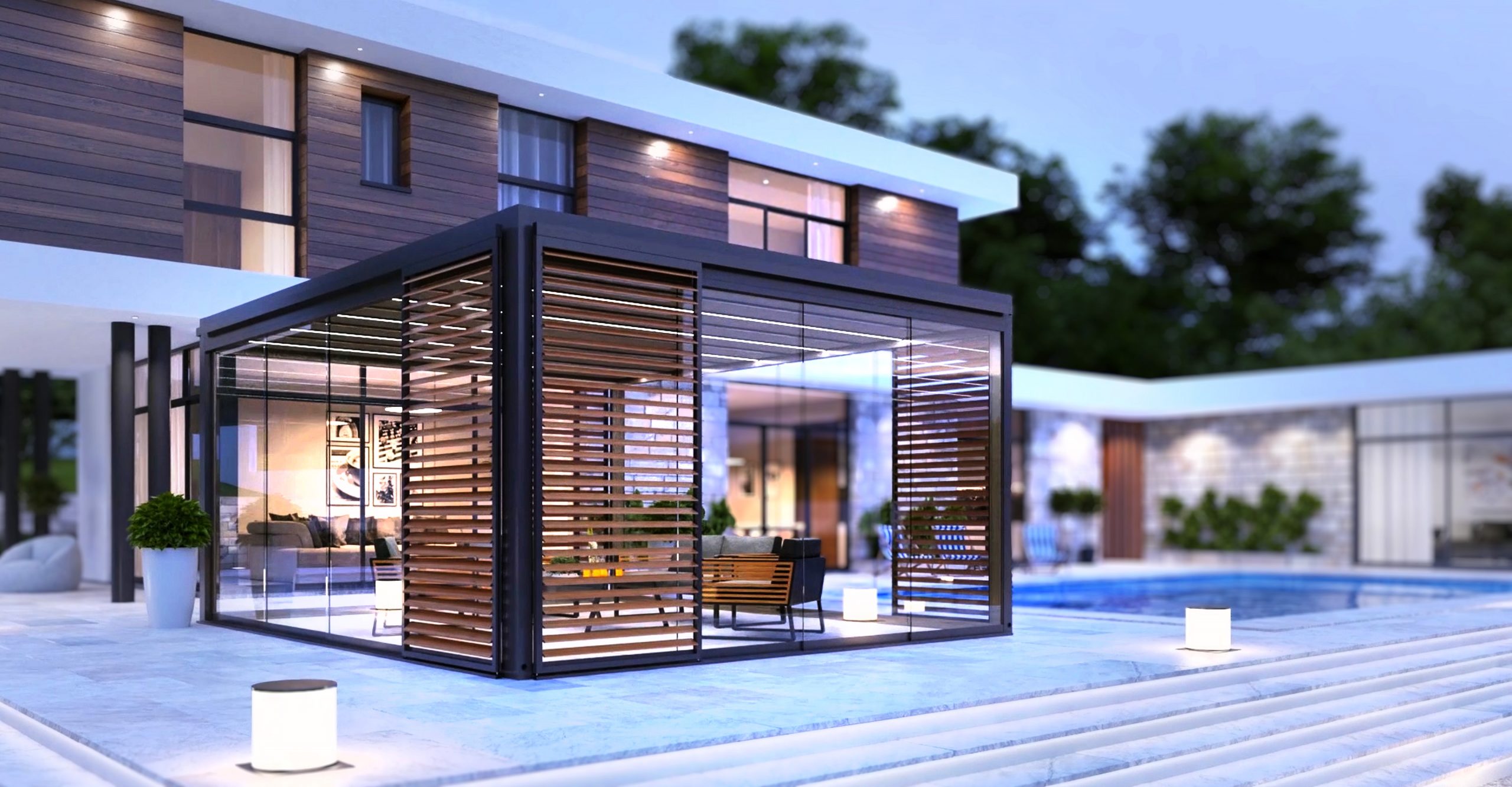 Shutters - Tarasola - roofing of the terrace and garden Tarasola