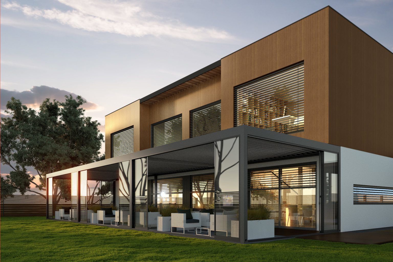 Technic New - Tarasola - roofing of the terrace and garden Tarasola